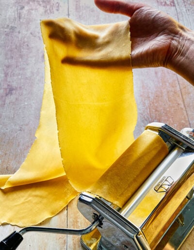 How to Roll Out Fresh Pasta Sheets for Lasagne - Not Just Food