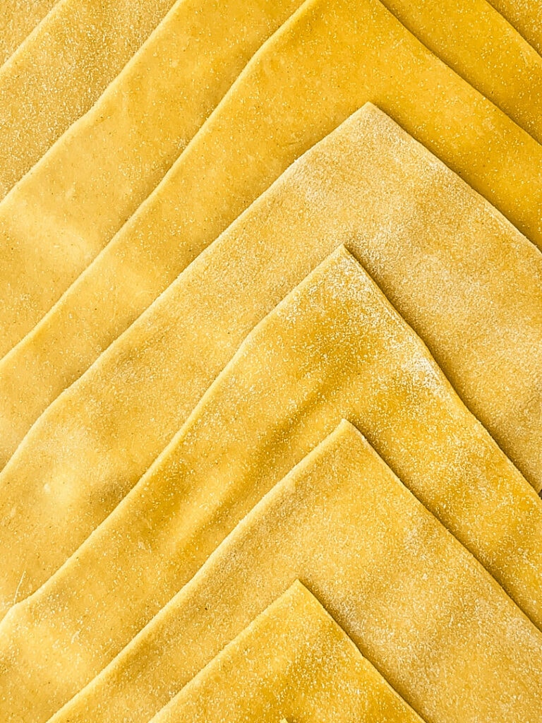 How to Roll Out Fresh Pasta Sheets for Lasagne - Not Just Food