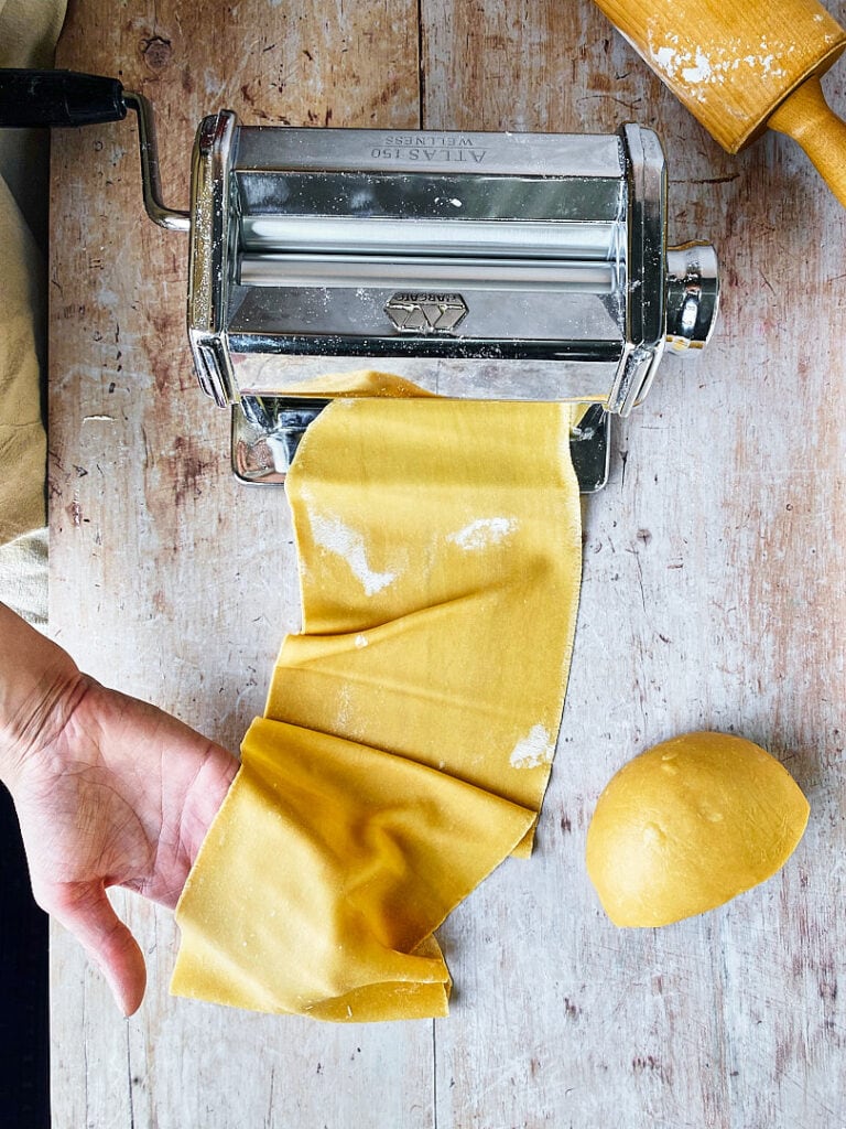 How to Roll Out Fresh Pasta Sheets for Lasagne - Not Just Food