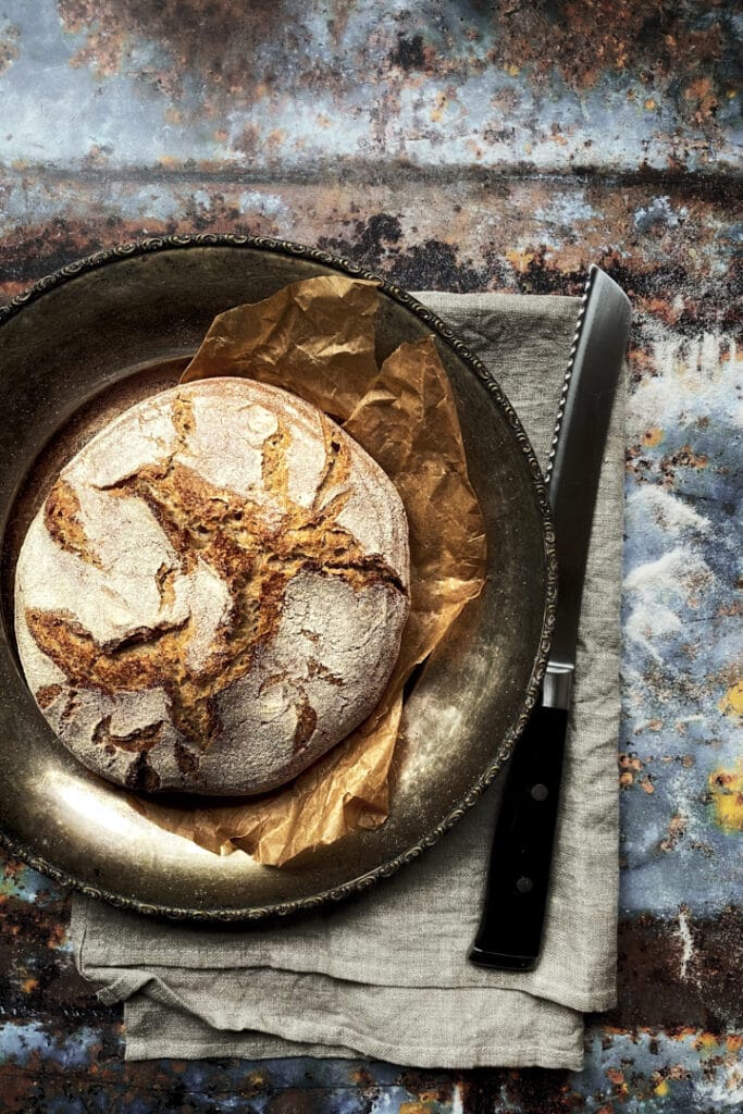 Rye and Spelt Sourdough Bread - Not Just Food