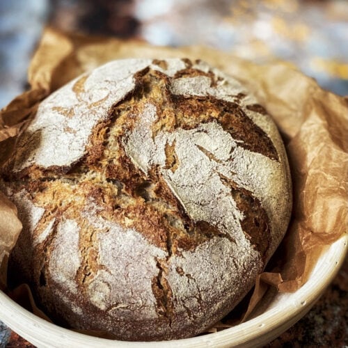 Rye and Spelt Sourdough Bread - Not Just Food