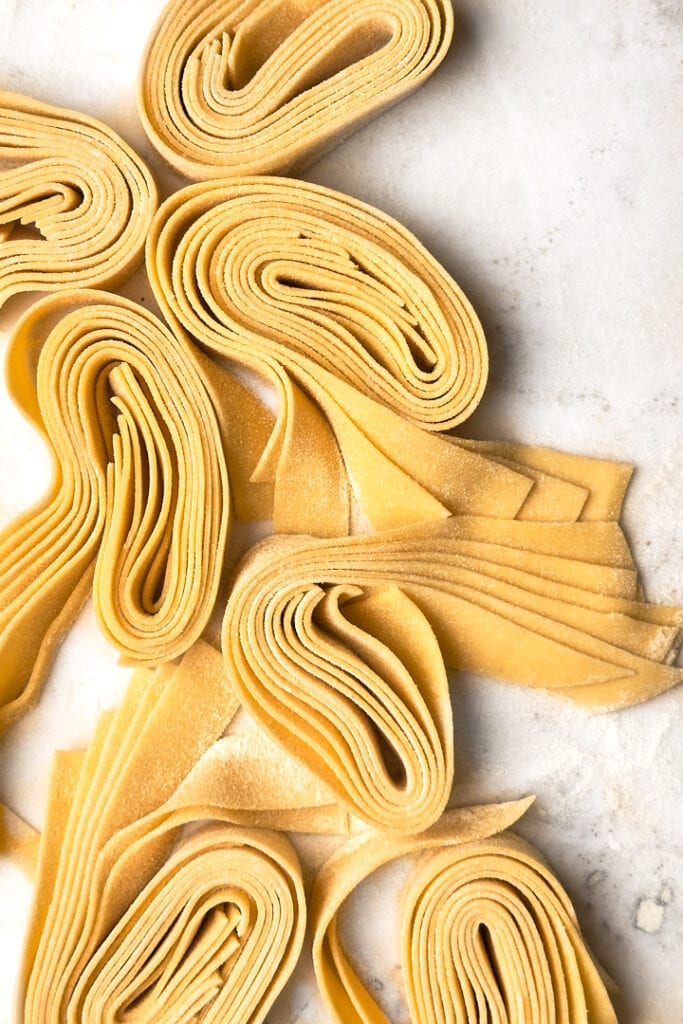 Homemade Pappardelle Pasta - Not Just Food