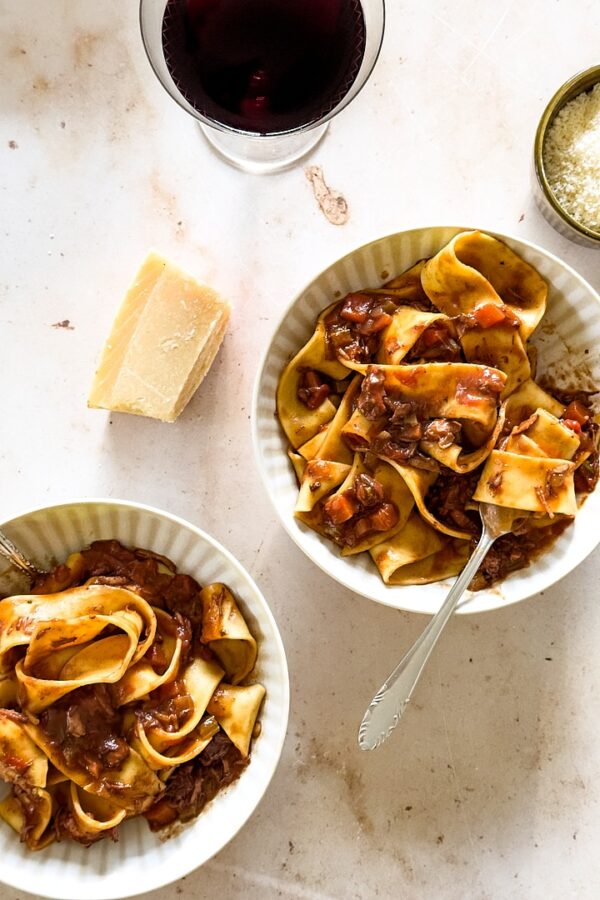 Slow Cooked Lamb Ragu with Pappardelle - Not Just Food