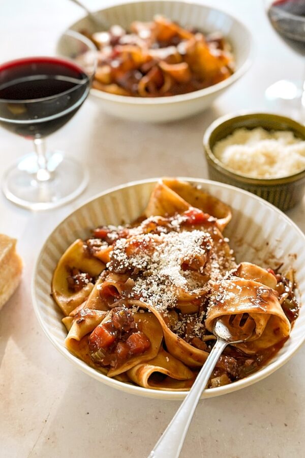 Slow Cooked Lamb Ragu with Pappardelle - Not Just Food
