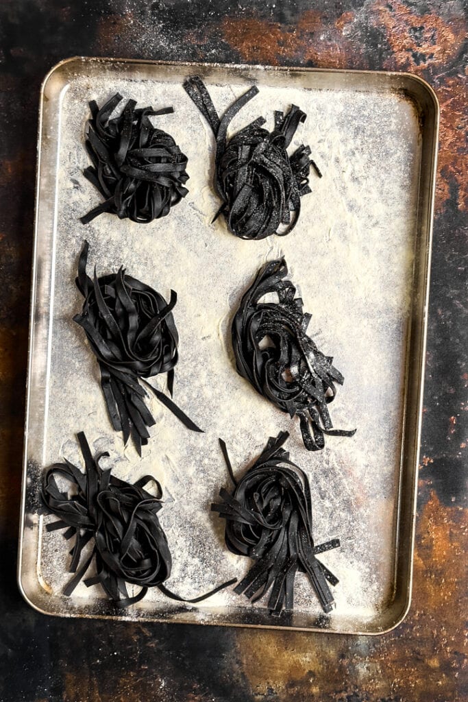 How to Make Homemade Squid Ink Pasta - Not Just Food