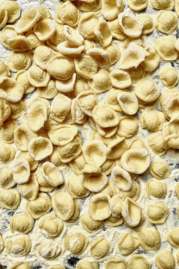 Orecchiette (Little Ears Pasta) With Creamy Red Pepper Sauce - Not Just ...