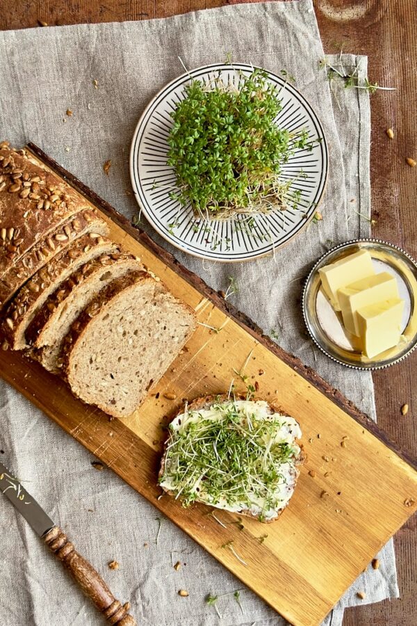 Dark Rye Sourdough with Sunflower Seeds - Not Just Food