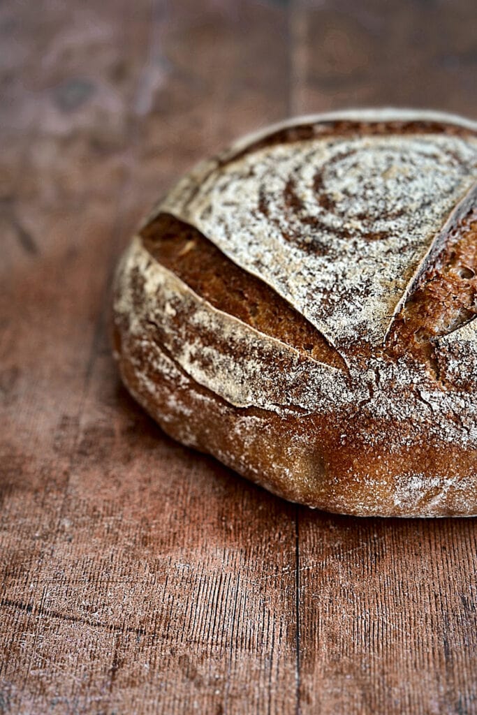 Rustic Rye Sourdough Bread - Not Just Food